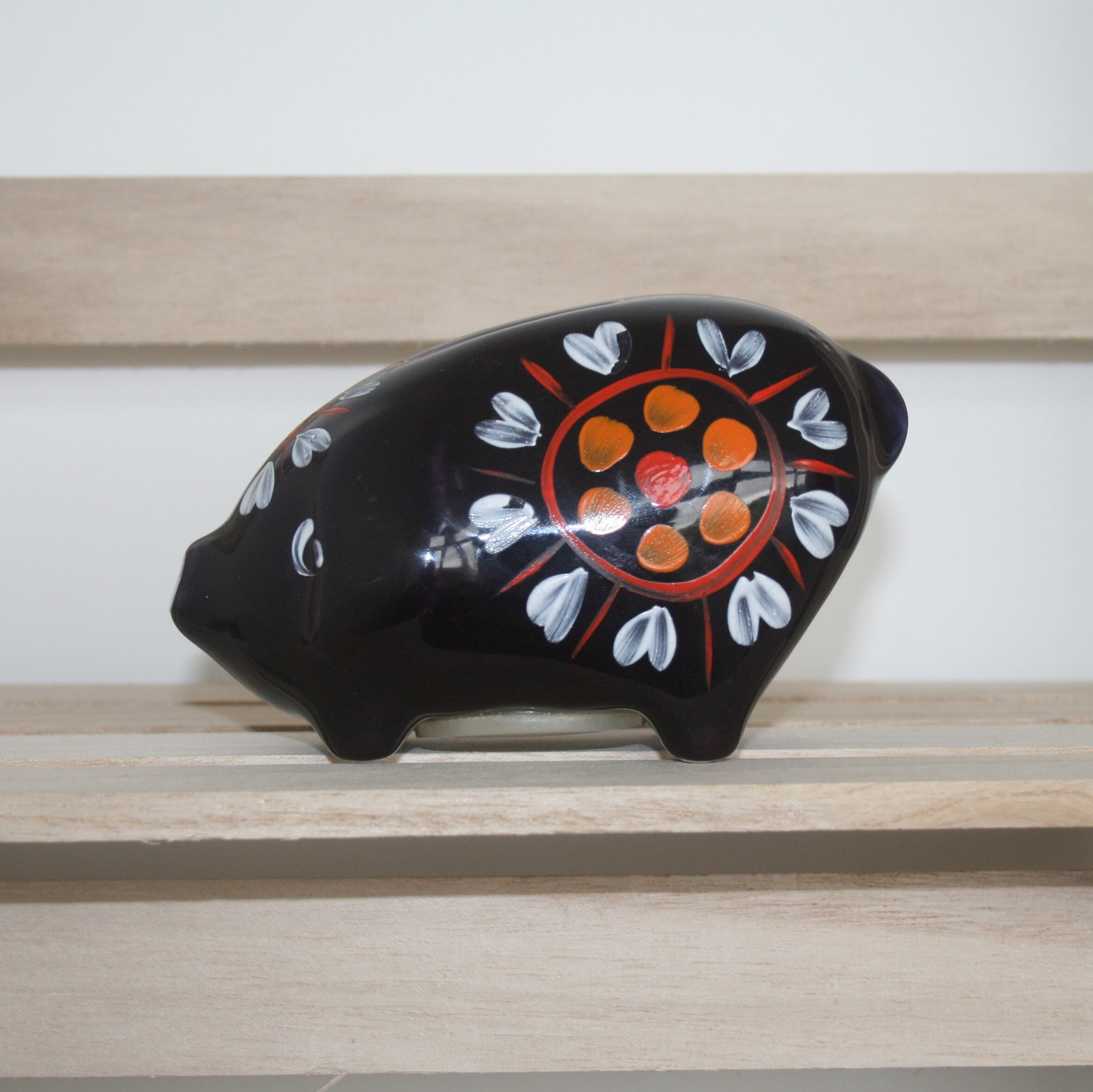 Arthur Wood Handpainted Pig Money Box Piggy Bank Money Bank - Etsy UK