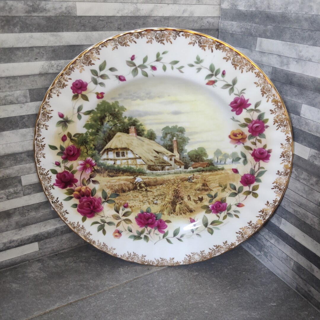 Royal Albert Four Seasons Autumn Plate, Collectible Plates, English ...
