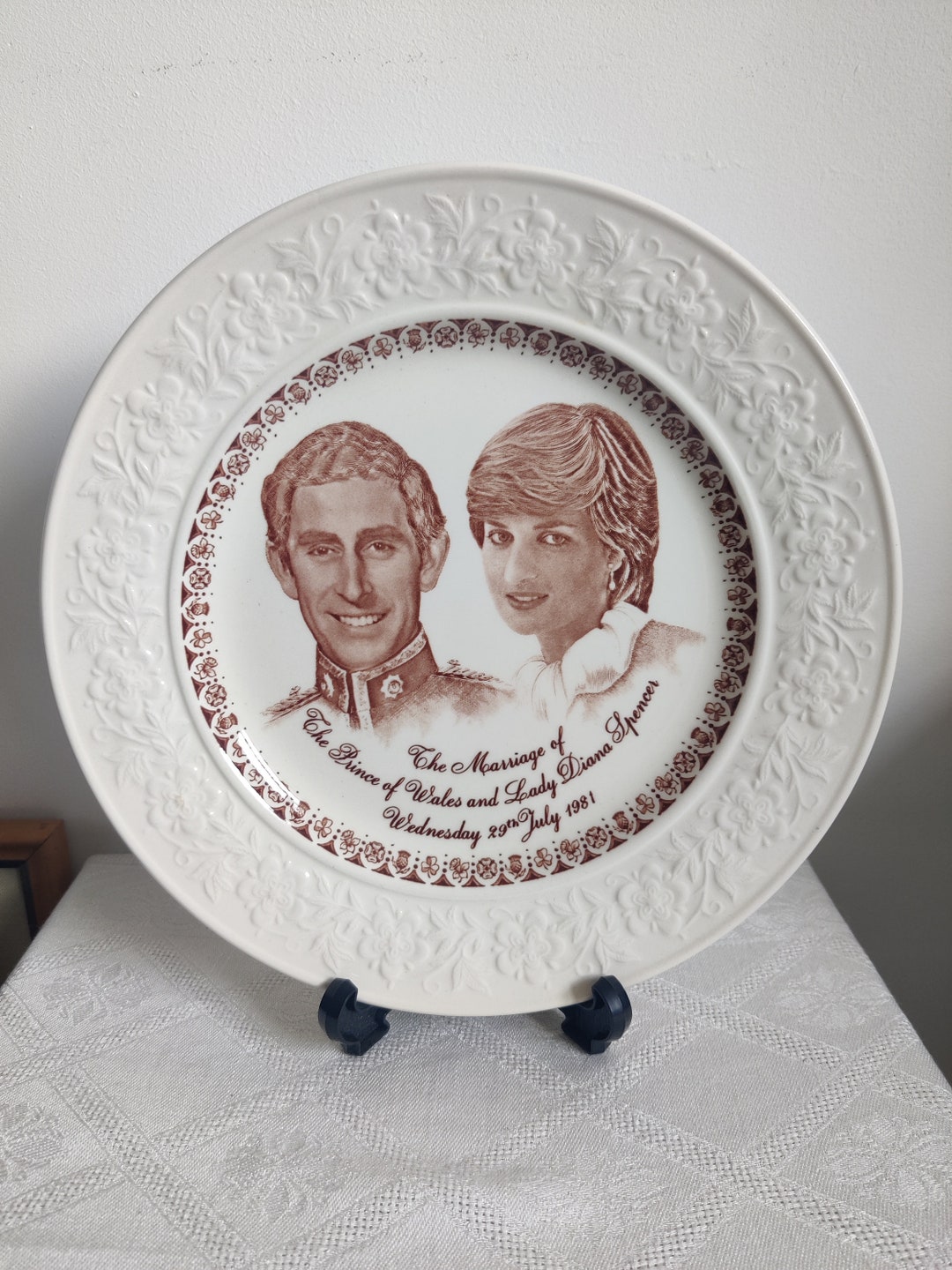 Royal Wedding Princess Diana and Prince Charles Plate 1981 - Etsy