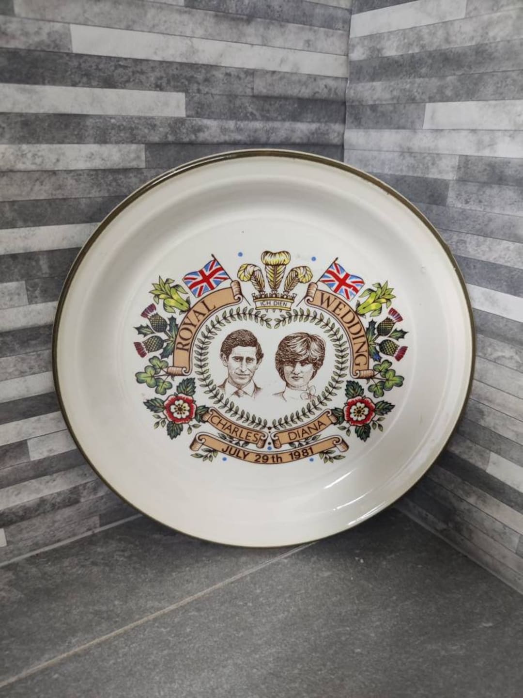 Royal Wedding Princess Diana and Prince Charles Plate 1981 - Etsy