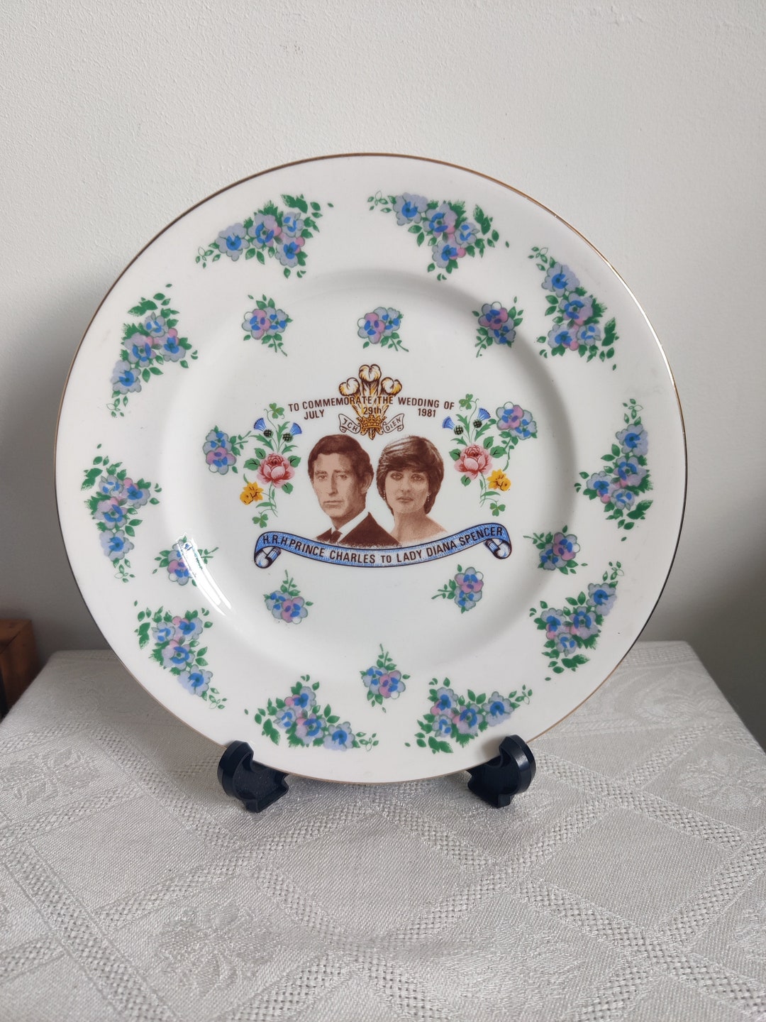 Royal Wedding Princess Diana and Prince Charles Plate 1981 - Etsy