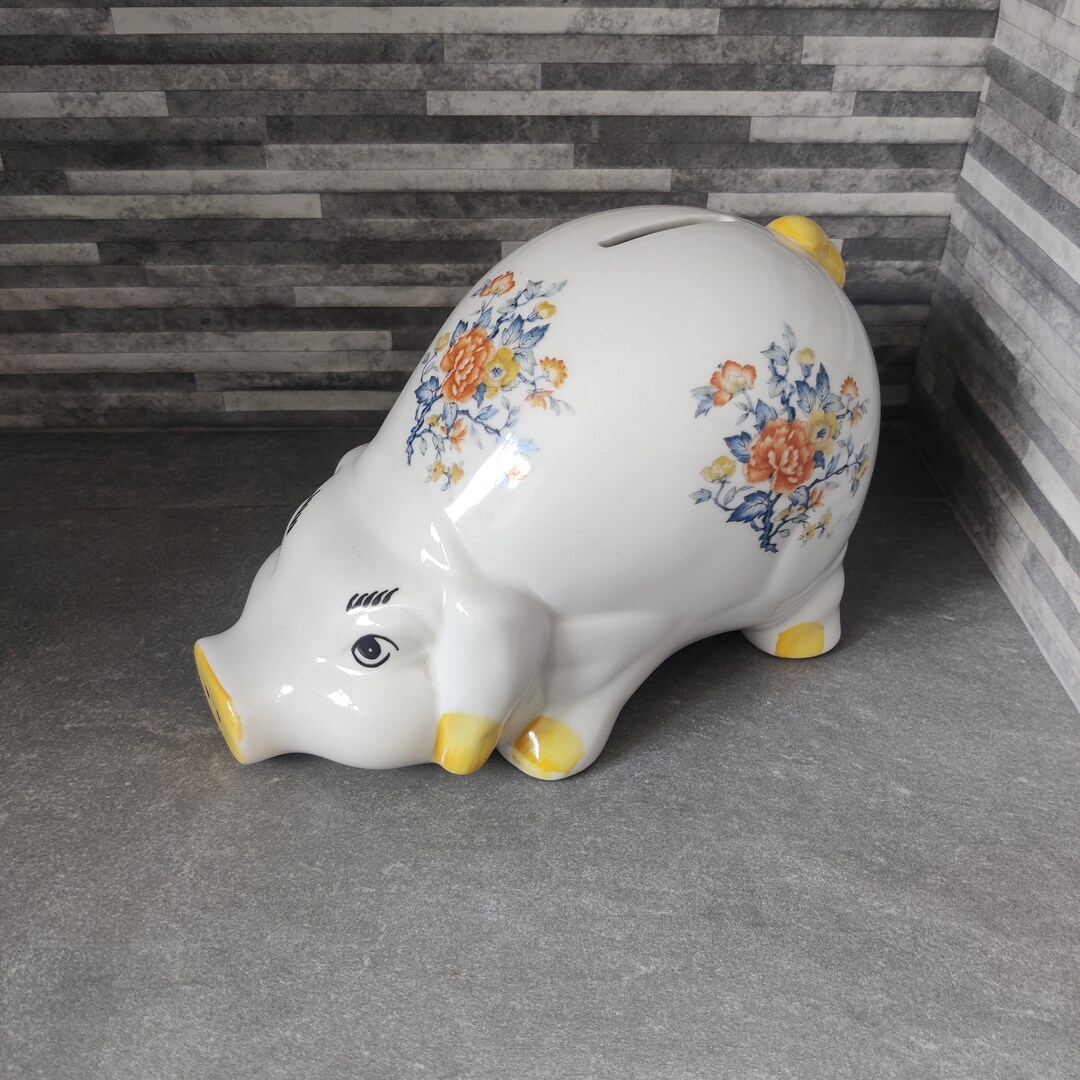 Large Pig Money Box, Piggy Bank, Money Bank, Kitsch, Retro - Etsy