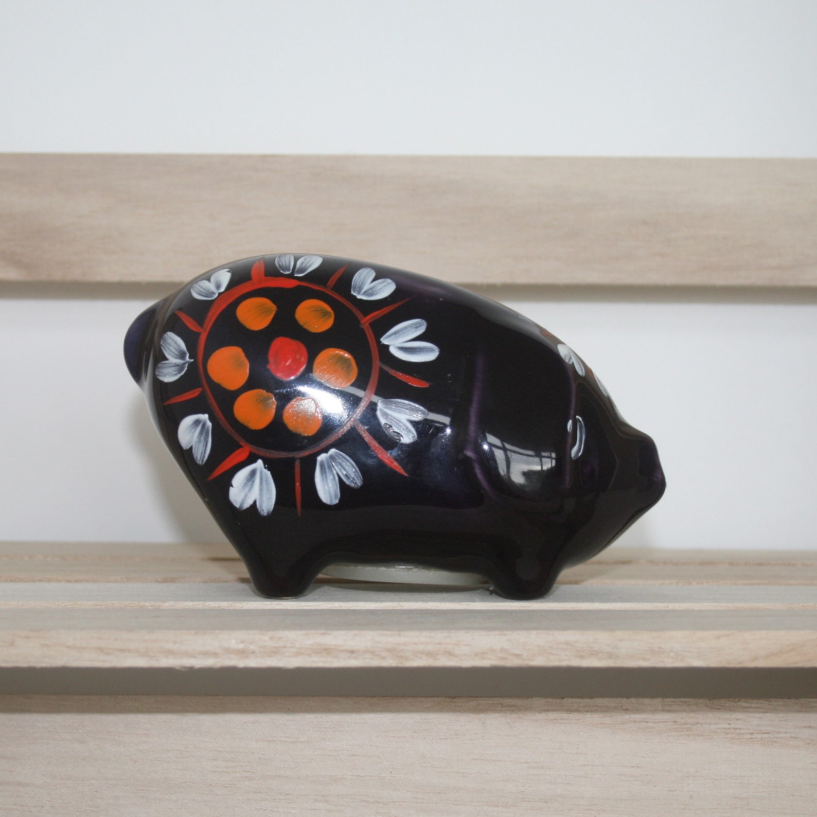 Arthur Wood Handpainted Pig Money Box Piggy Bank Money Bank - Etsy UK