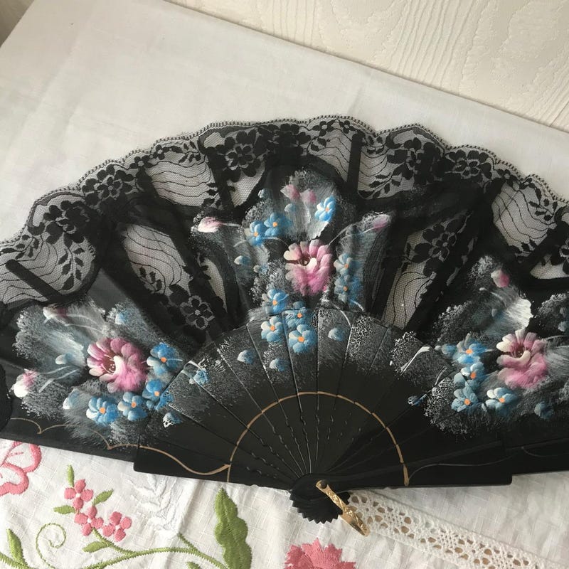 Lace Hand Fan - Etsy