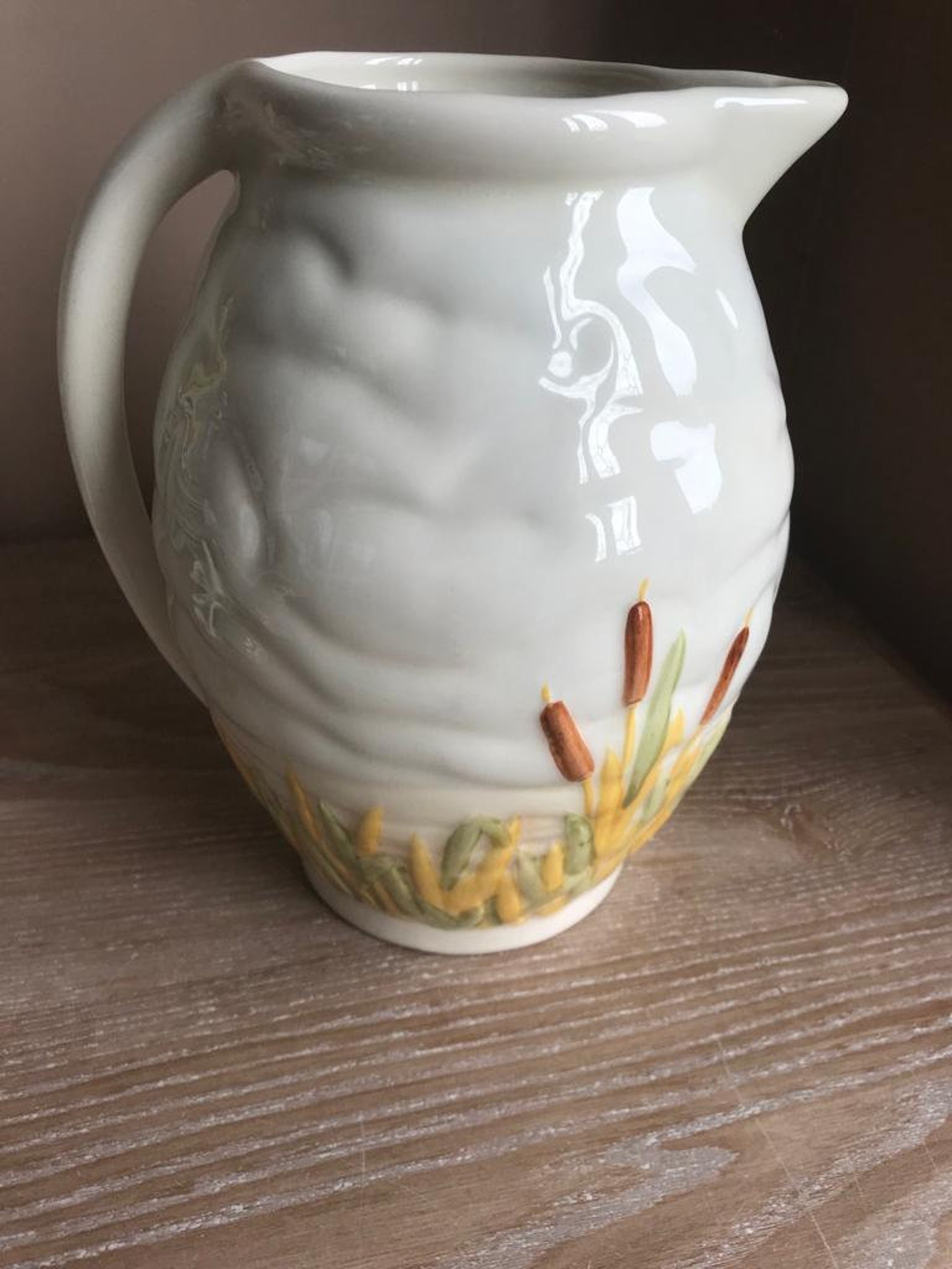 Shorter and Son Hand Painted Art Pottery Mallard Duck Jug. Made in ...