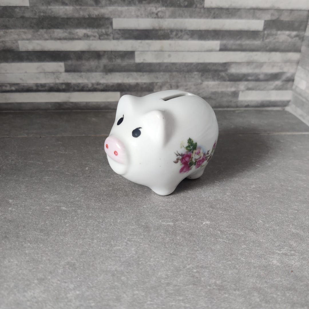 Tiny Pig Money Box, Piggy Bank, Money Bank, Kitsch, Retro - Etsy