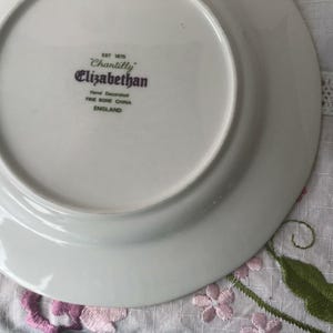 Set of Six Elizabethan Chantilly Floral Tea Plates - Etsy