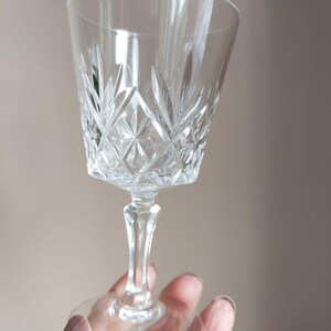 Set of 6 Crystal Small Sherry Glasses, Liqueur, Port, Retro/vintage ...