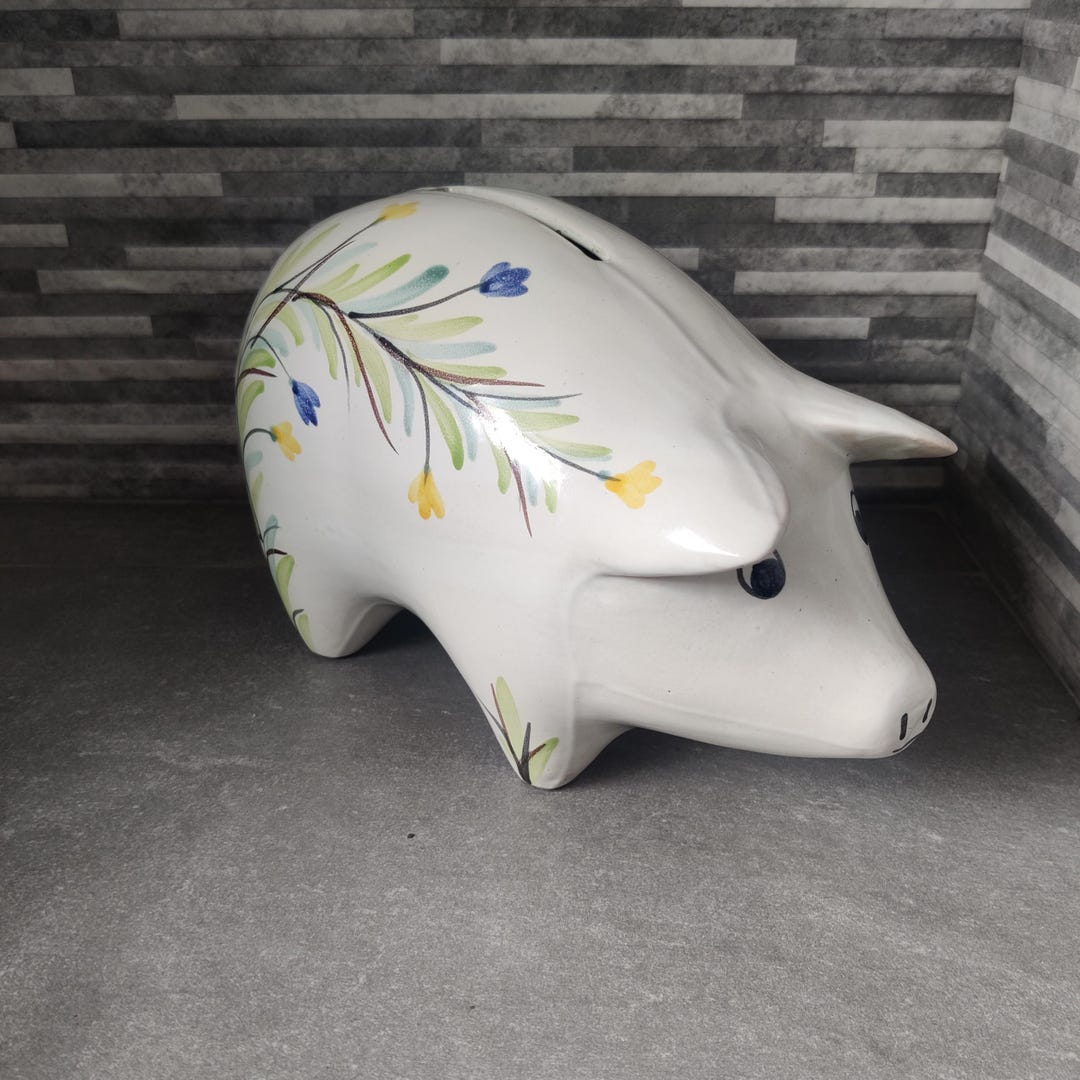 Large Pig Money Box, Piggy Bank, Money Bank, Kitsch, Retro - Etsy