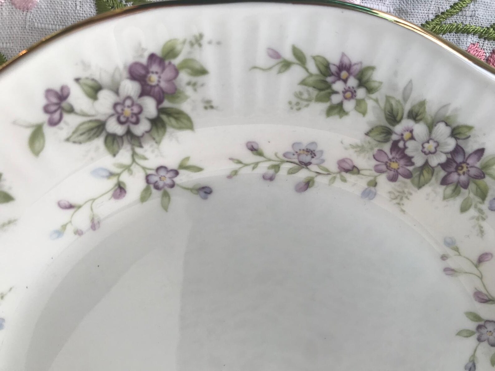 Set of Six Elizabethan Chantilly Floral Tea Plates - Etsy