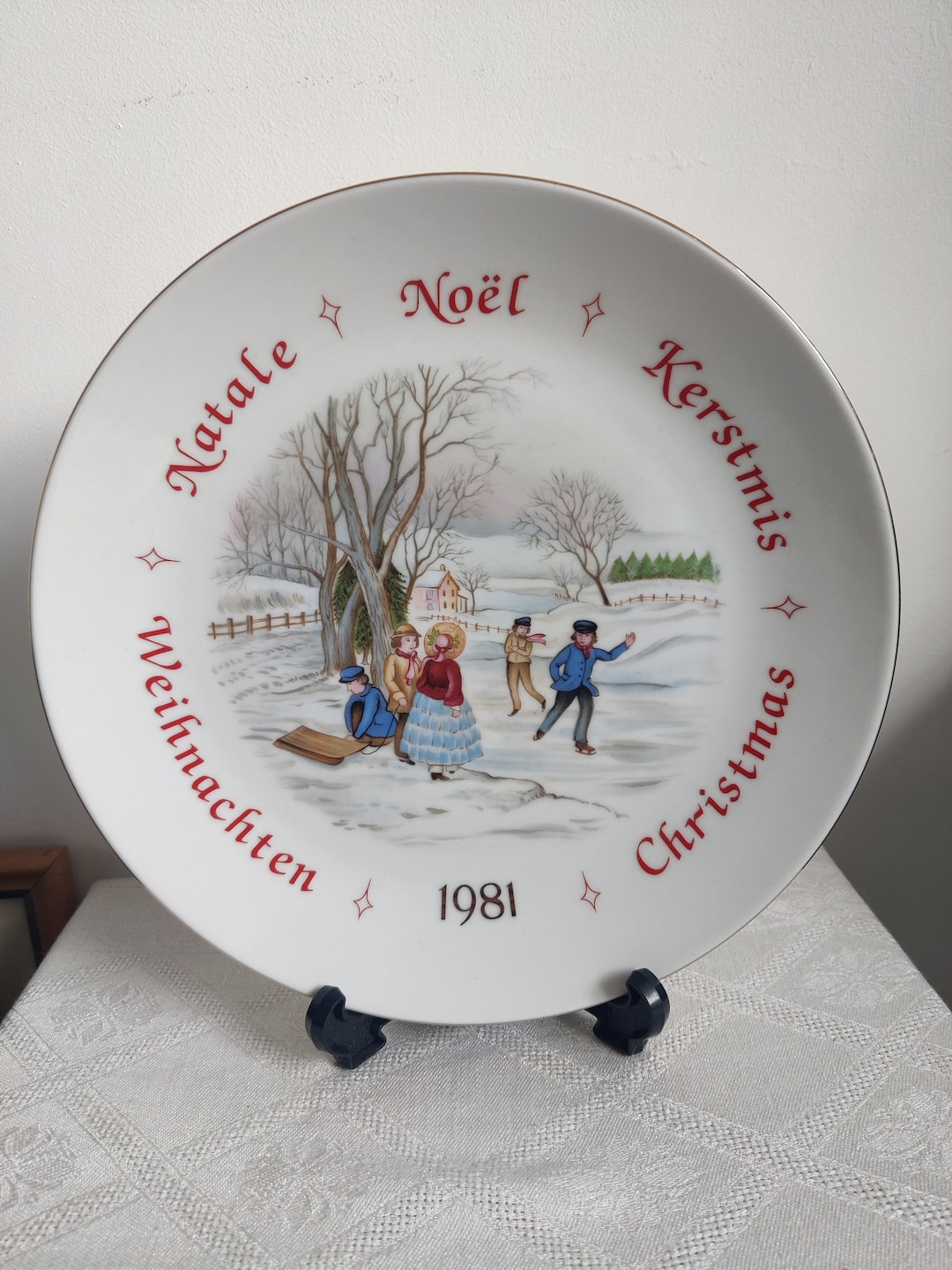 Schwarzenhammer Avon China Christmas Decorative Plate - Etsy