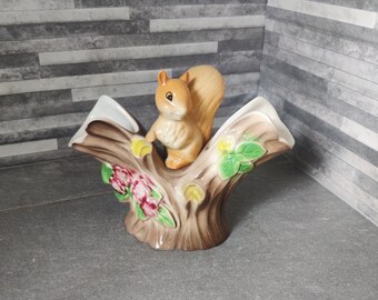 Vintage Hornsea Squirrel Fauna Planter - Etsy