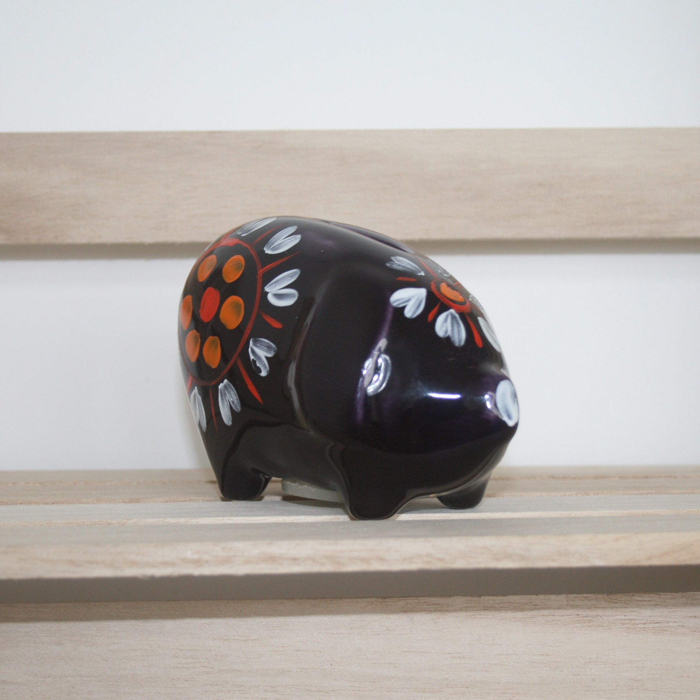 Arthur Wood Handpainted Pig Money Box Piggy Bank Money Bank - Etsy UK