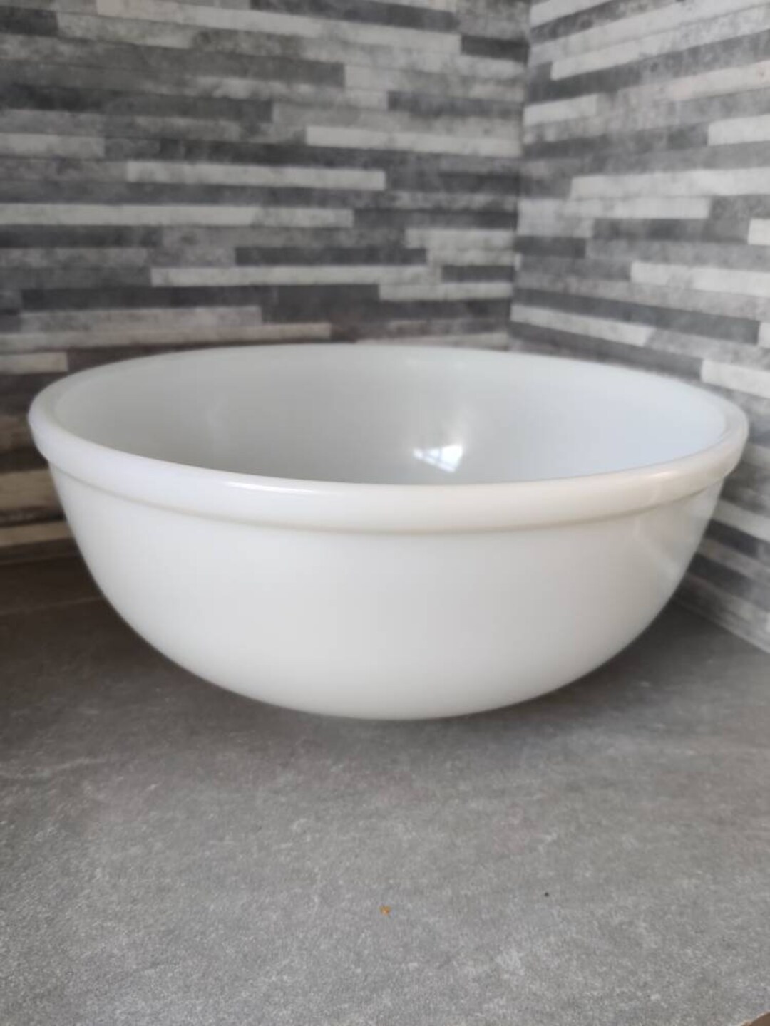 JAJ Pyrex Opalware Mixing Bowl Basin Kitchenalia - Etsy