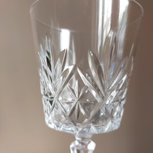 Set of 6 Crystal Small Sherry Glasses, Liqueur, Port, Retro/vintage ...