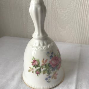 Royal Albert Bell, Moss Rose Bell, Royal Albert China, English Floral ...