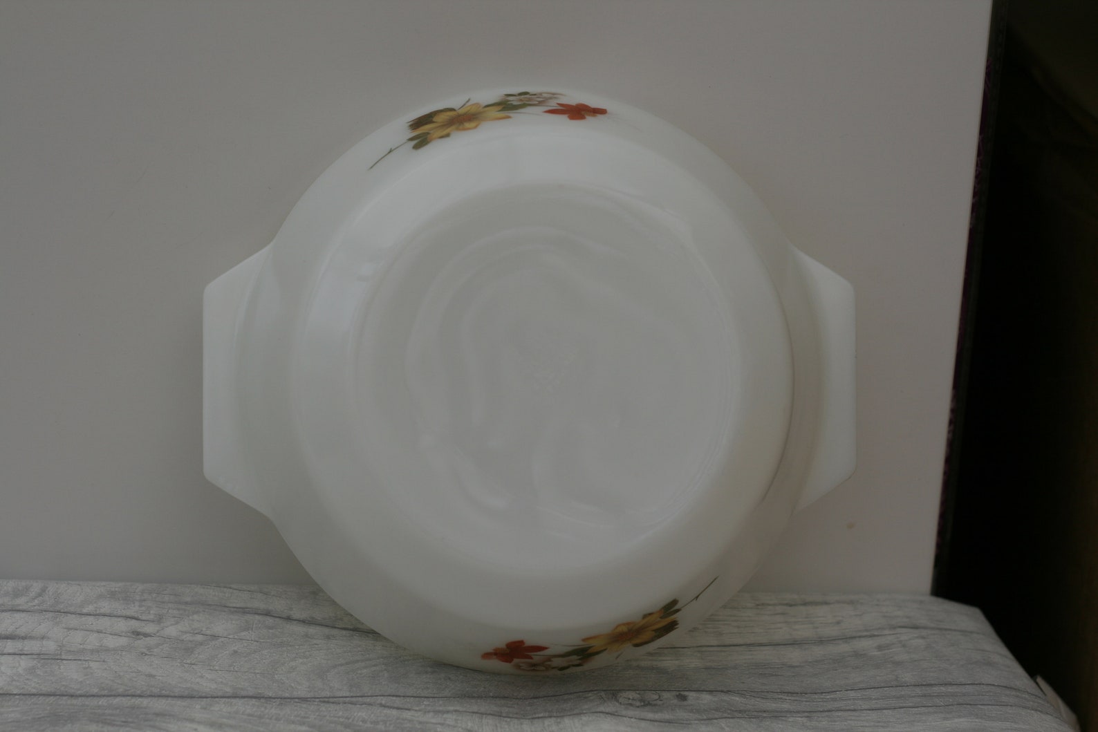 Pyrex Casserole Dish in Autumn Glory/ Dahlia Pattern Basin - Etsy