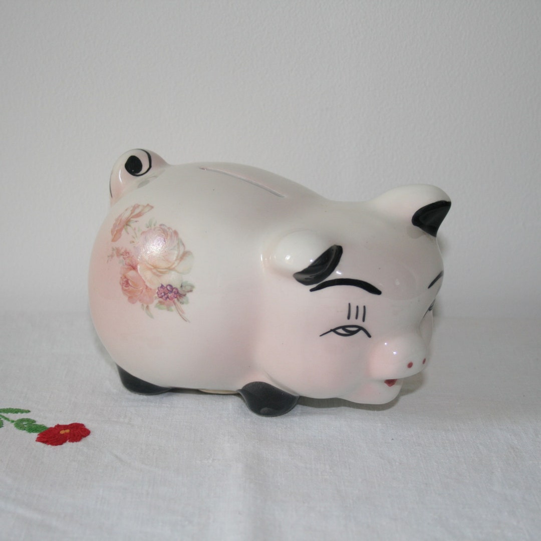 Vintage Pig Money Box, Piggy Bank, Money Bank, Kitsch, Retro - Etsy