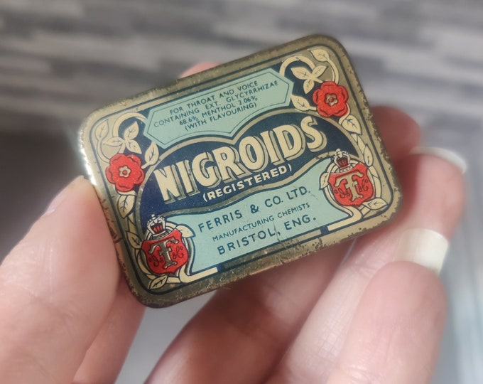 Vintage Nigroids Ferris & Co. Lozenges Tin - Etsy