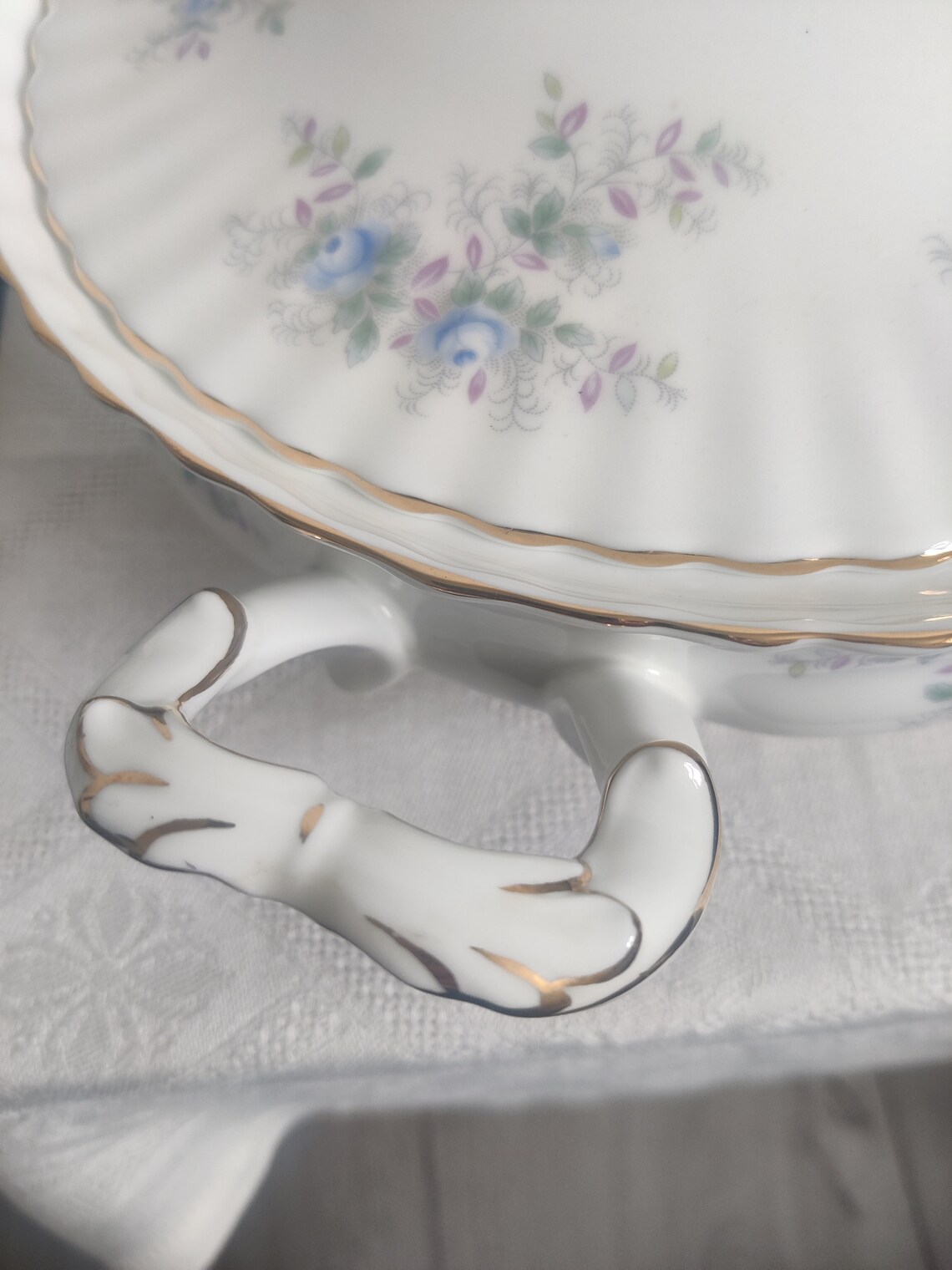 Royal Albert Blue Blossom Vegetable Tureen / Serving Dish, Vintage ...