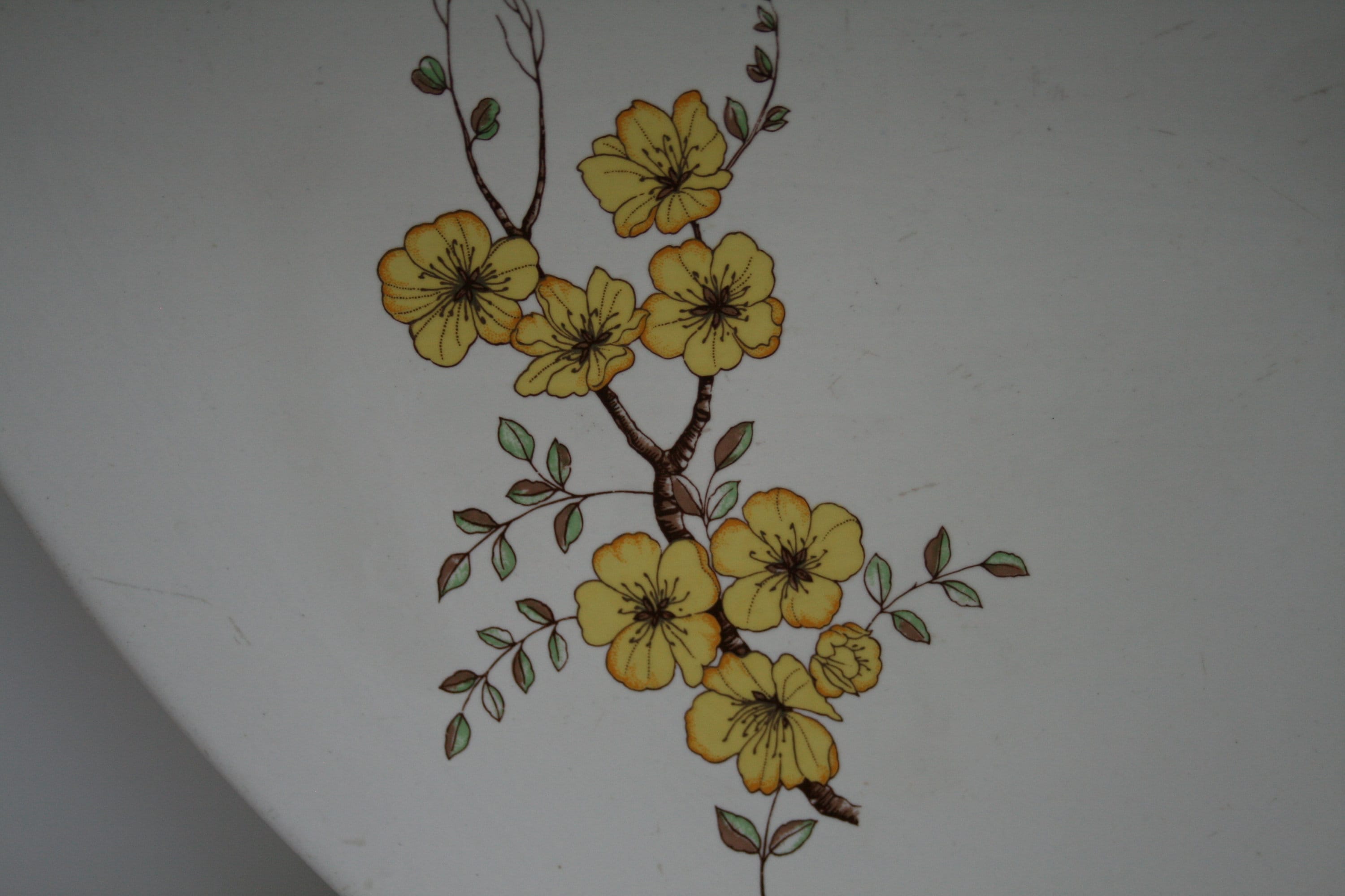 Vintage Carlton Ware Mimosa Pattern Triangle Dish Retro - Etsy