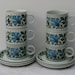 Midwinter Caprice Coffee Cups and Saucers - Etsy