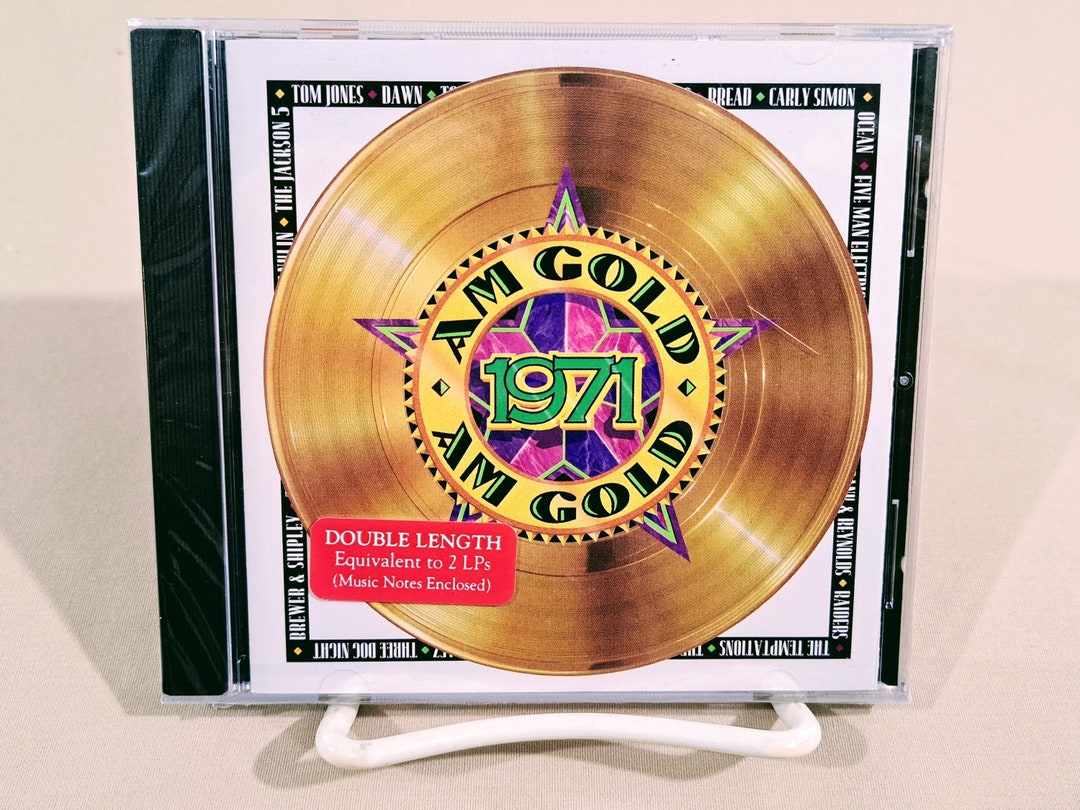 Vintage 90's Time-life AM Gold Compilation CD, "1971" Featuring Aretha Franklin, Joan Baez, Tom ...