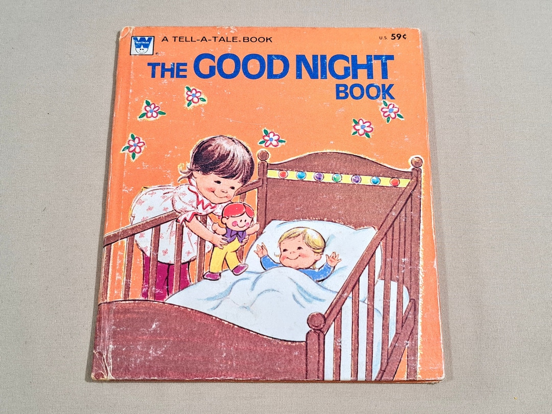 Vintage 70's Whitman Tell-a-tale Book, the Good Night Book by Lynn and ...