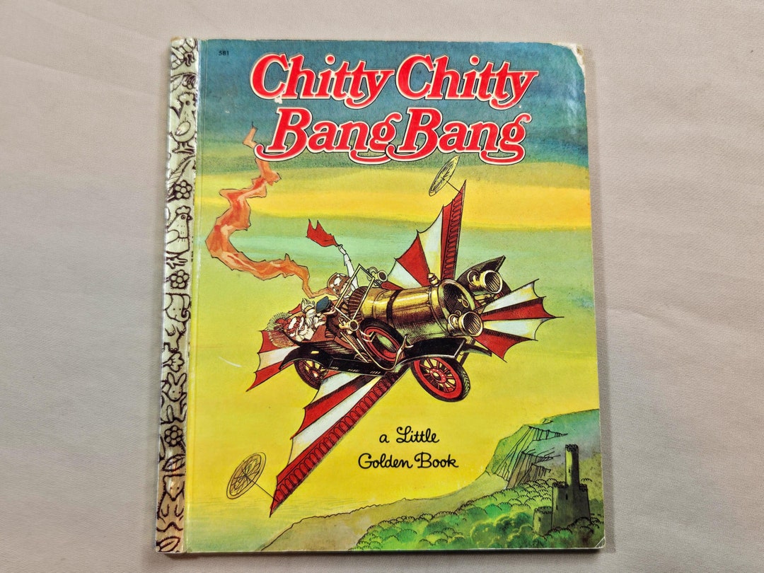 Vintage 60's Little Golden Book, "chitty Chitty Bang Bang" Adapted From ...