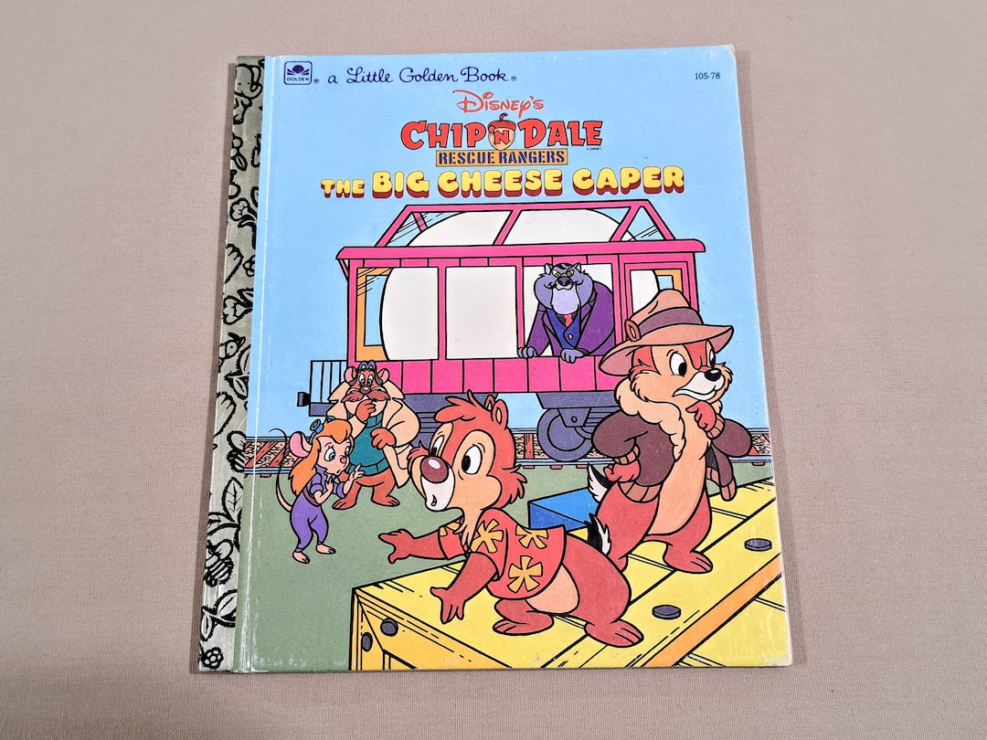 Vintage 90's Little Golden Book, "chip 'n Dale Rescue Rangers: the Big ...