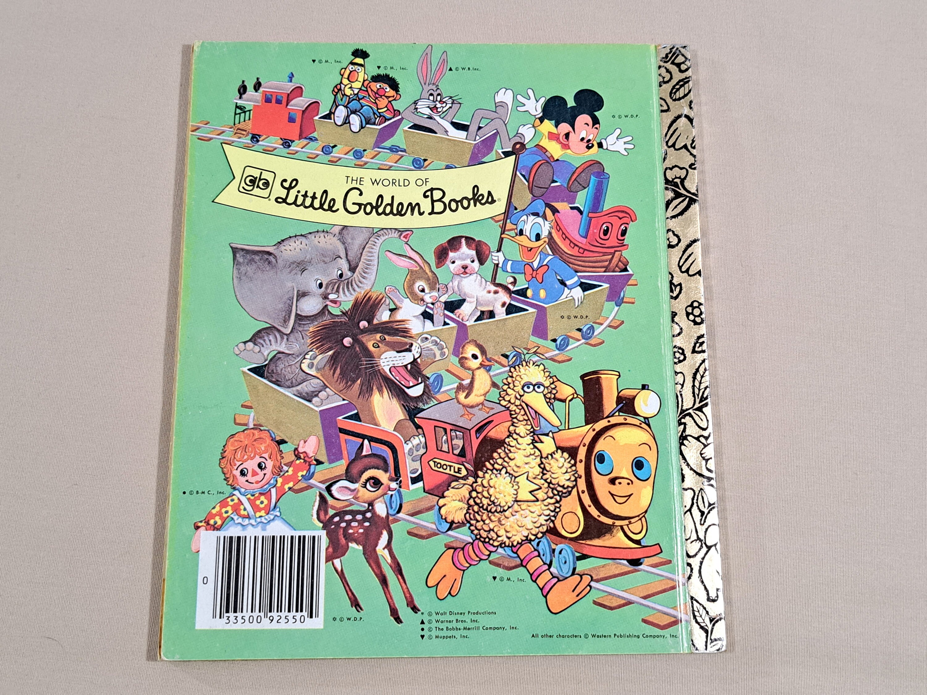 Vintage 80's Little Golden Book, "the Rabbit's Adventure" by Betty Ren ...