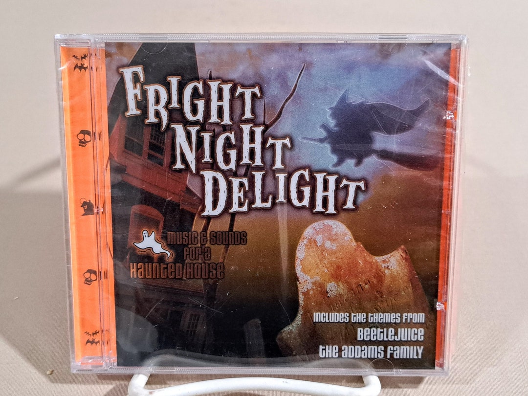 Vintage 90's Halloween CD, "fright Night Delight: Music & Sounds for a ...
