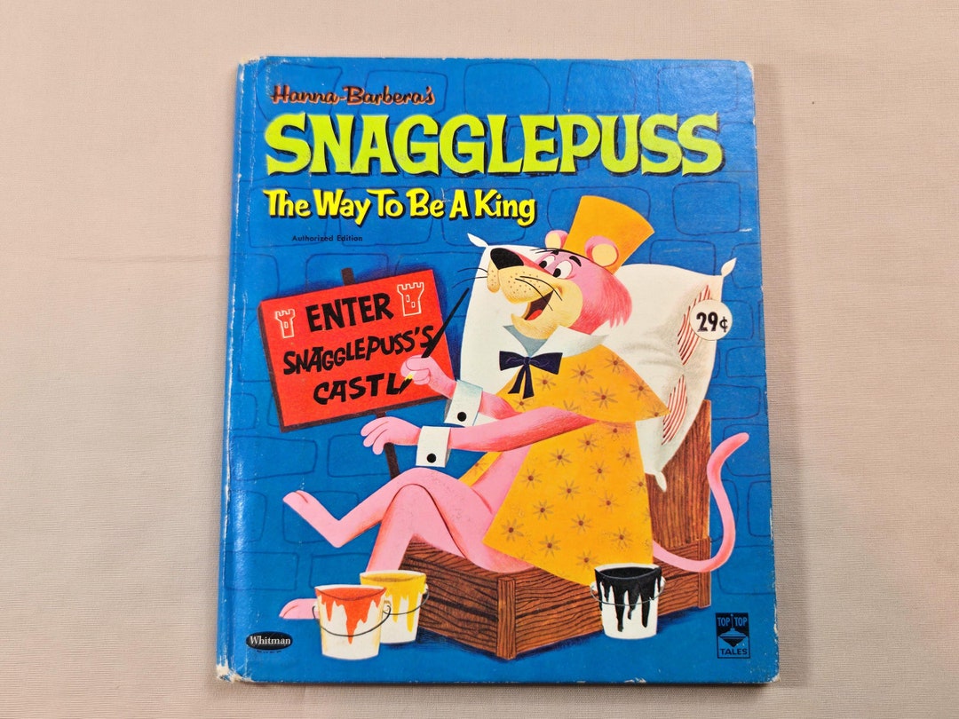 Vintage 60's Whitman Top Top Tales Book, "snagglepuss: the Way to Be a ...