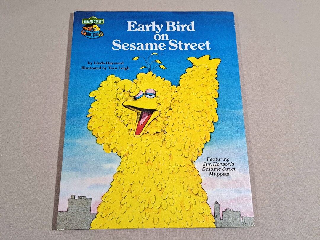 Vintage 80's Sesame Street Book "early Bird on Sesame Street" Written by Linda Hayward ...