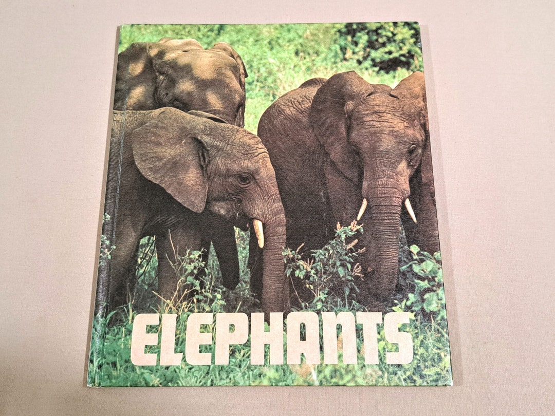 Vintage 70's Ranger Rick Kids Hardcover, elephants Written by Robert ...