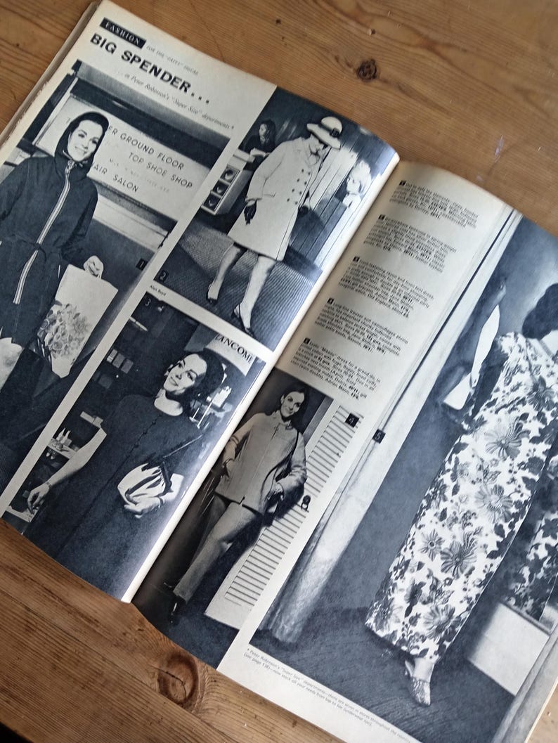 Vintage She Magazine - March 1968 - Original Ephemera From the Swinging ...
