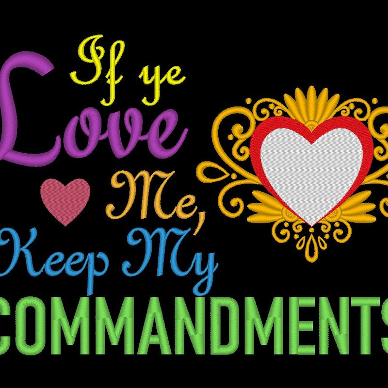 Keep My Commandments - Etsy