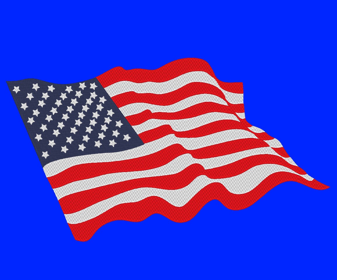 Waving American Flag Animation For Powerpoint