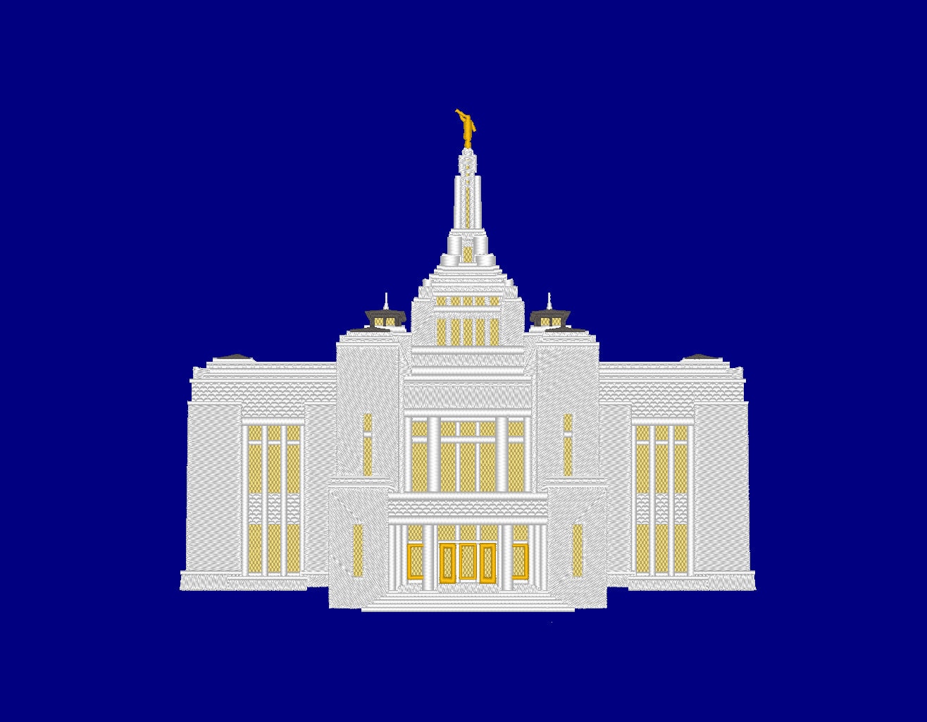 Sapporo Japan LDS Temple Embroidery Machine Design - Etsy Canada
