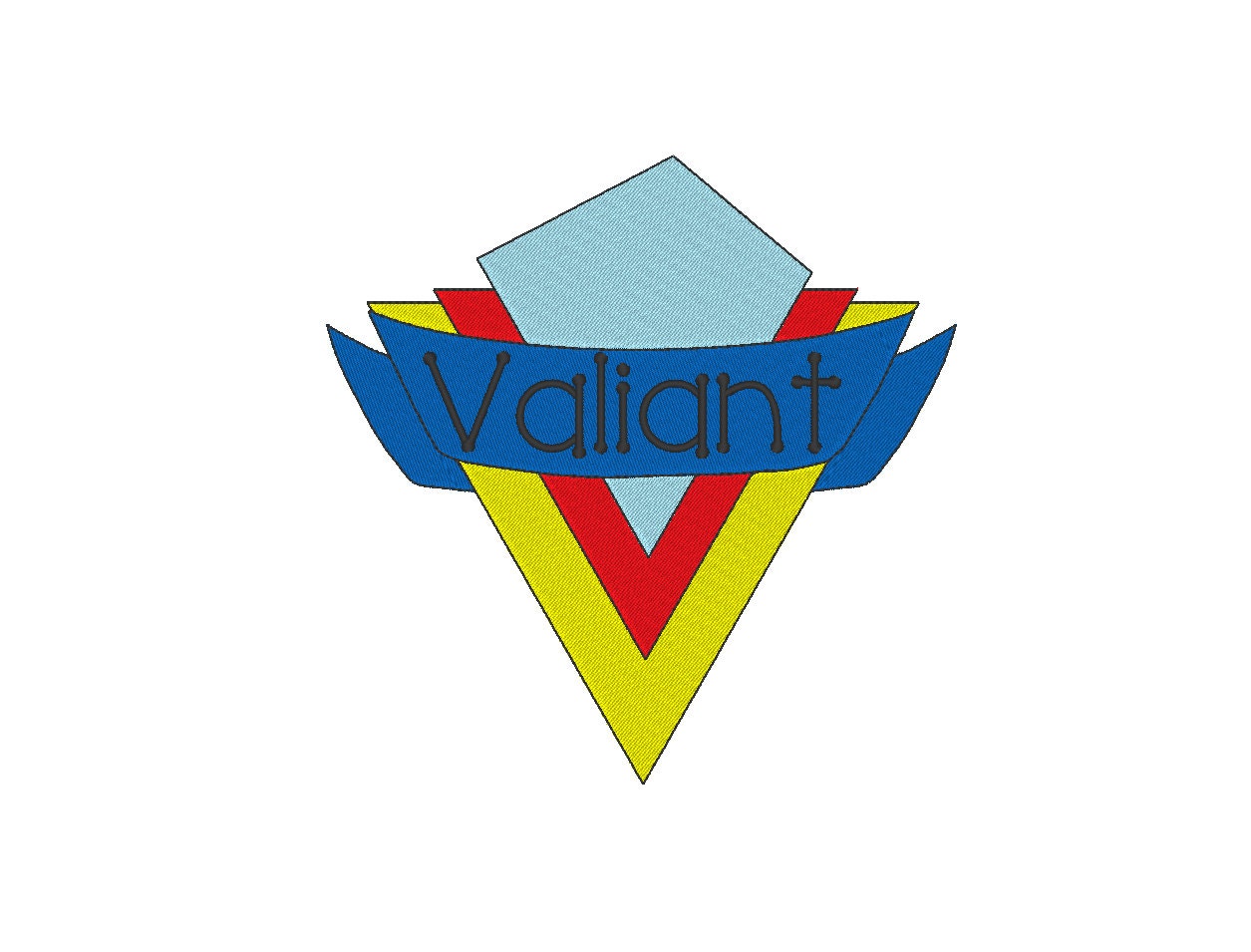 Valiant Primary Embroidery Design - Etsy