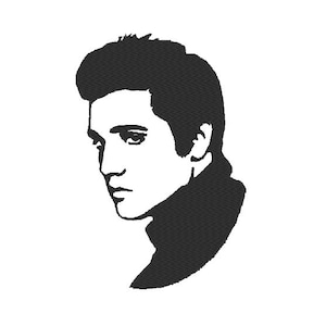 Elvis Presley Embroidery Design - Etsy
