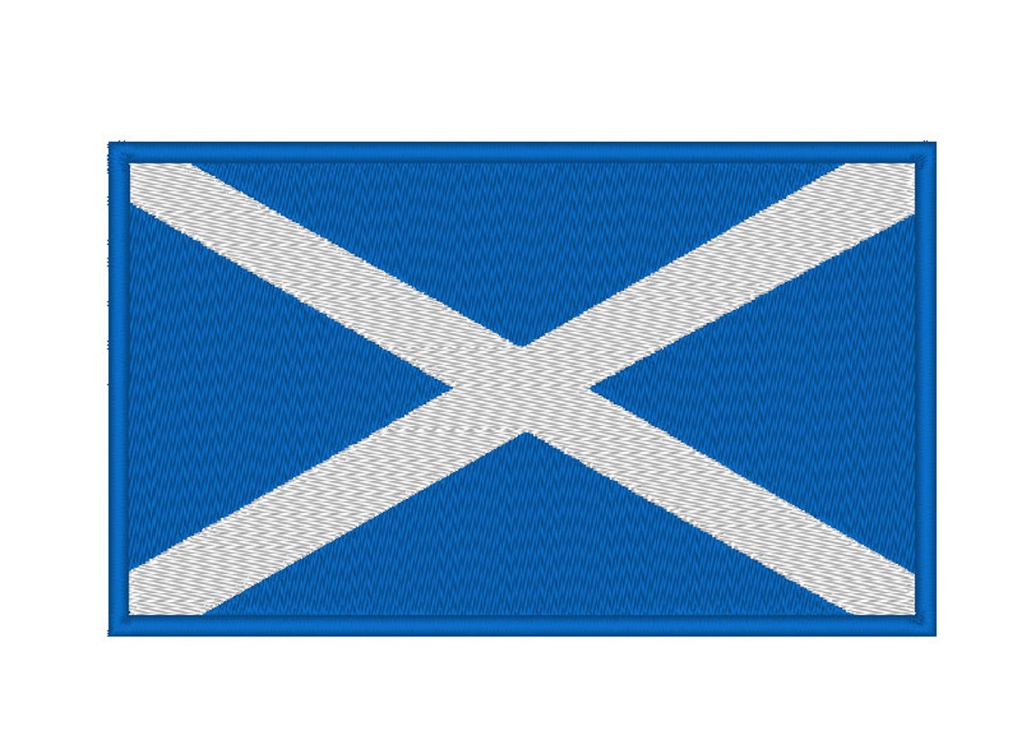 Scotland Scottish Flag Embroidery Design - Etsy