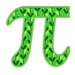 2 in 1 Pi Sign Embroidery Machine Design & Applique - Etsy