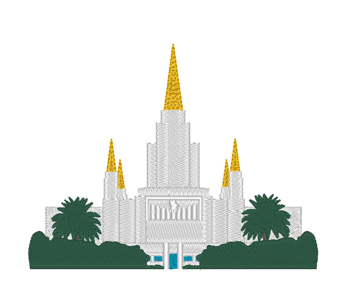 Oakland California Temple Simple Small Embroidery Machine - Etsy