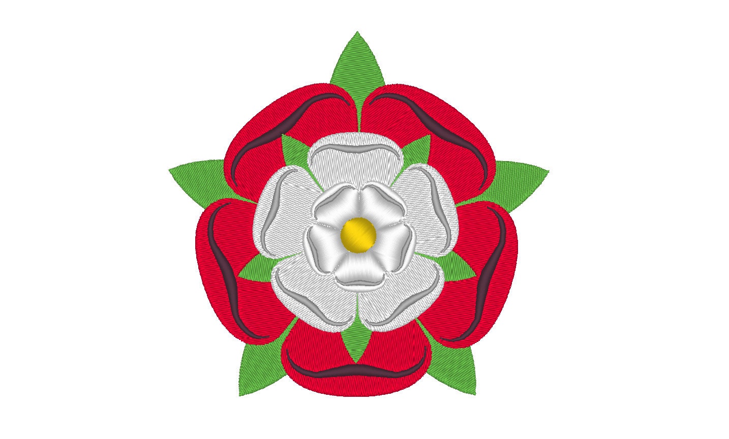 Tudor Rose Floral Embellishment Dress Quilt Embroidery Machine - Etsy ...