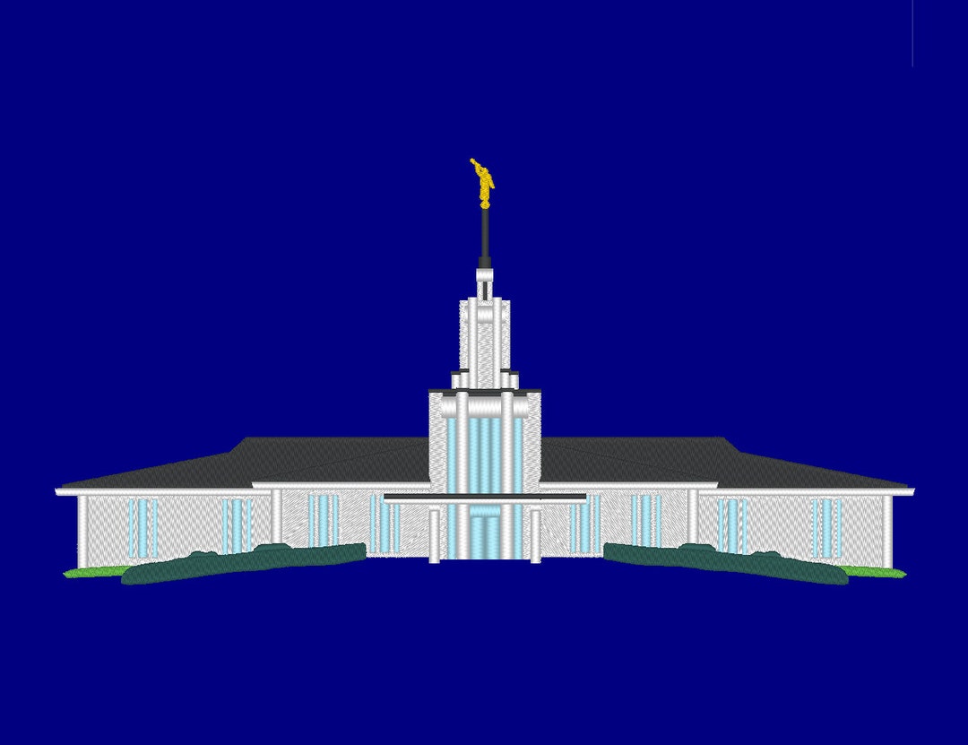 Nuku'alofa Tonga Temple Embroidery Machine Design - Etsy Canada