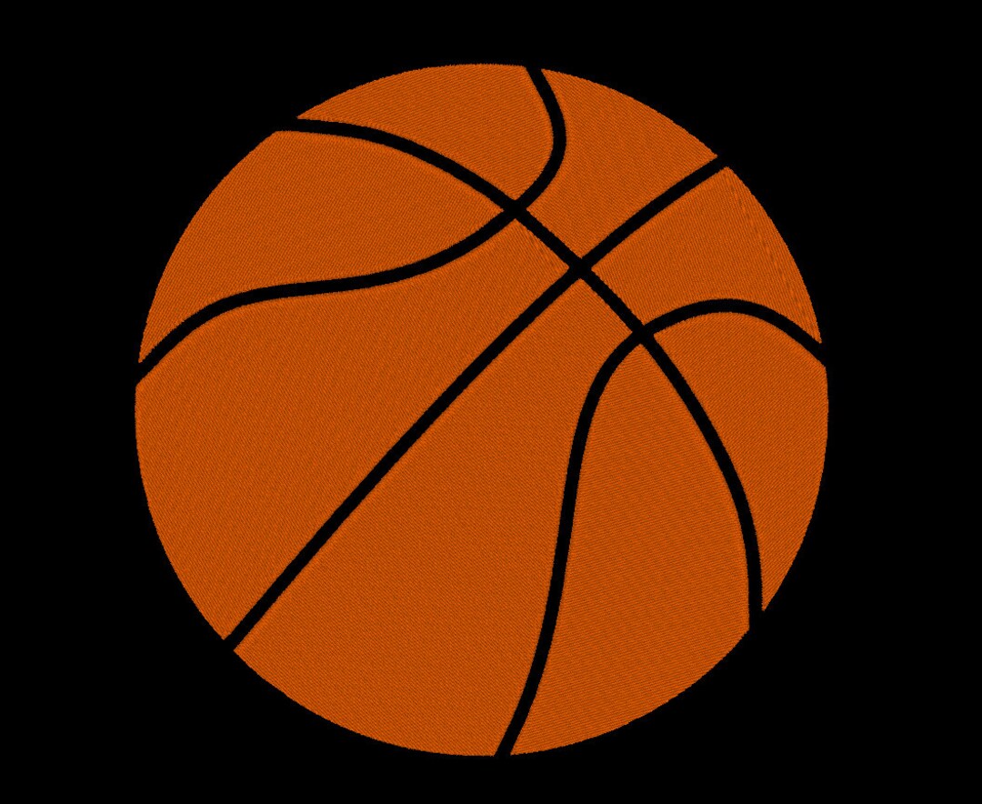 Simple Basketball Embroidery Design - Etsy