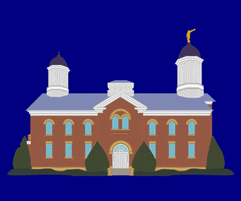 Vernal Utah Temple Embroidery Machine Design - Etsy Canada