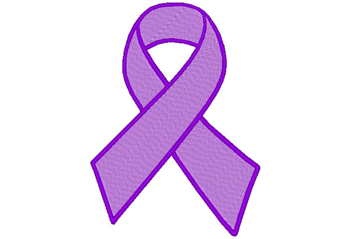 Awareness Ribbon Embroidery Machine Design - Etsy