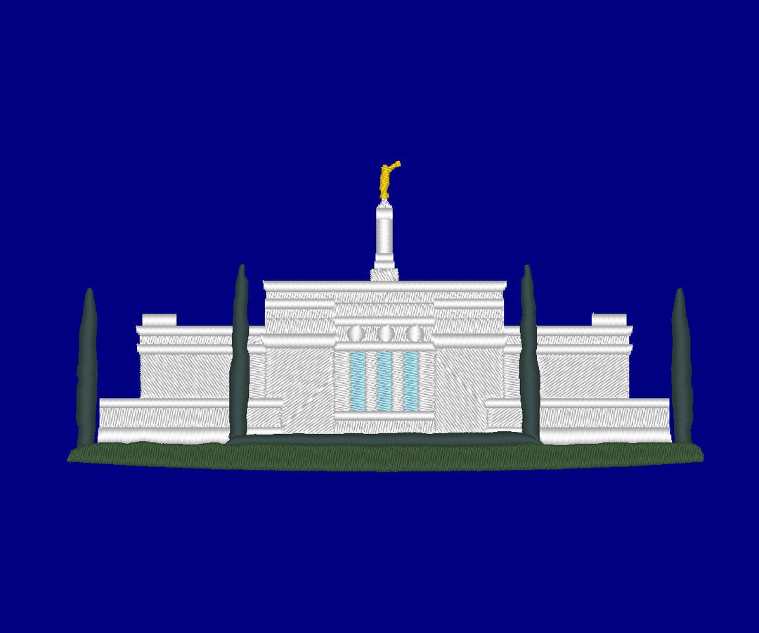 Adelaide Australia Temple Small Simple Embroidery Machine Design - Etsy ...